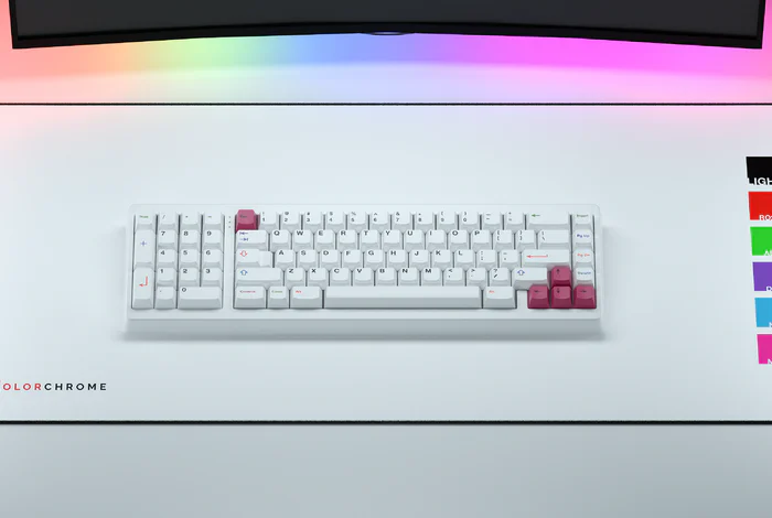 GMK Colorchrome 黑白彩 - zFrontier 装备前线
