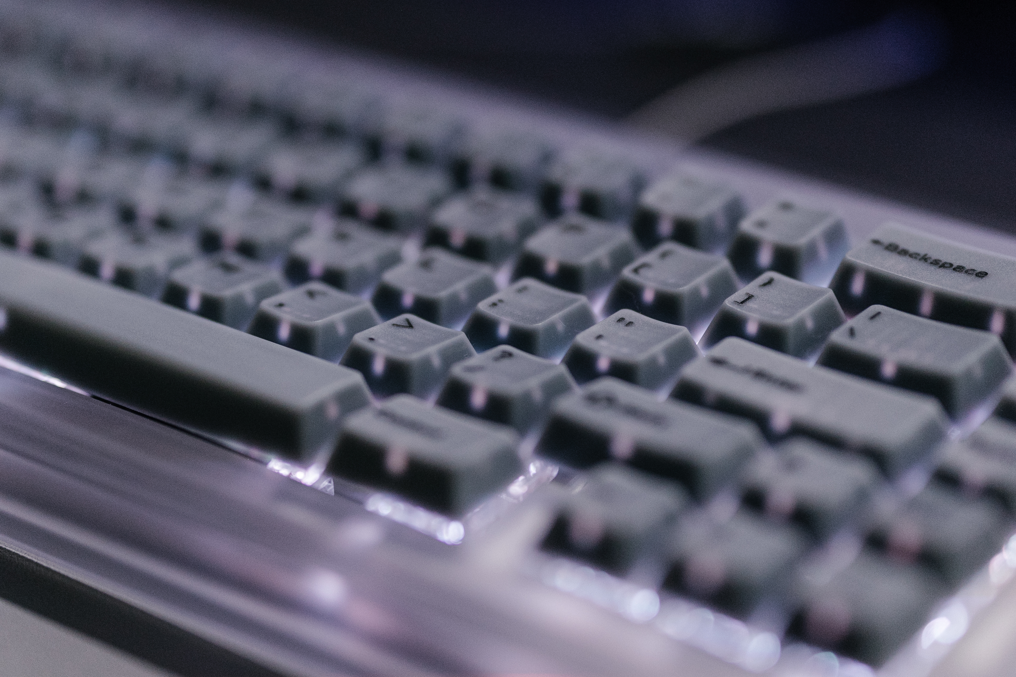 Domikey Ghost 幽灵 半透明 ABS 二色键帽 - zFrontier 装备前线