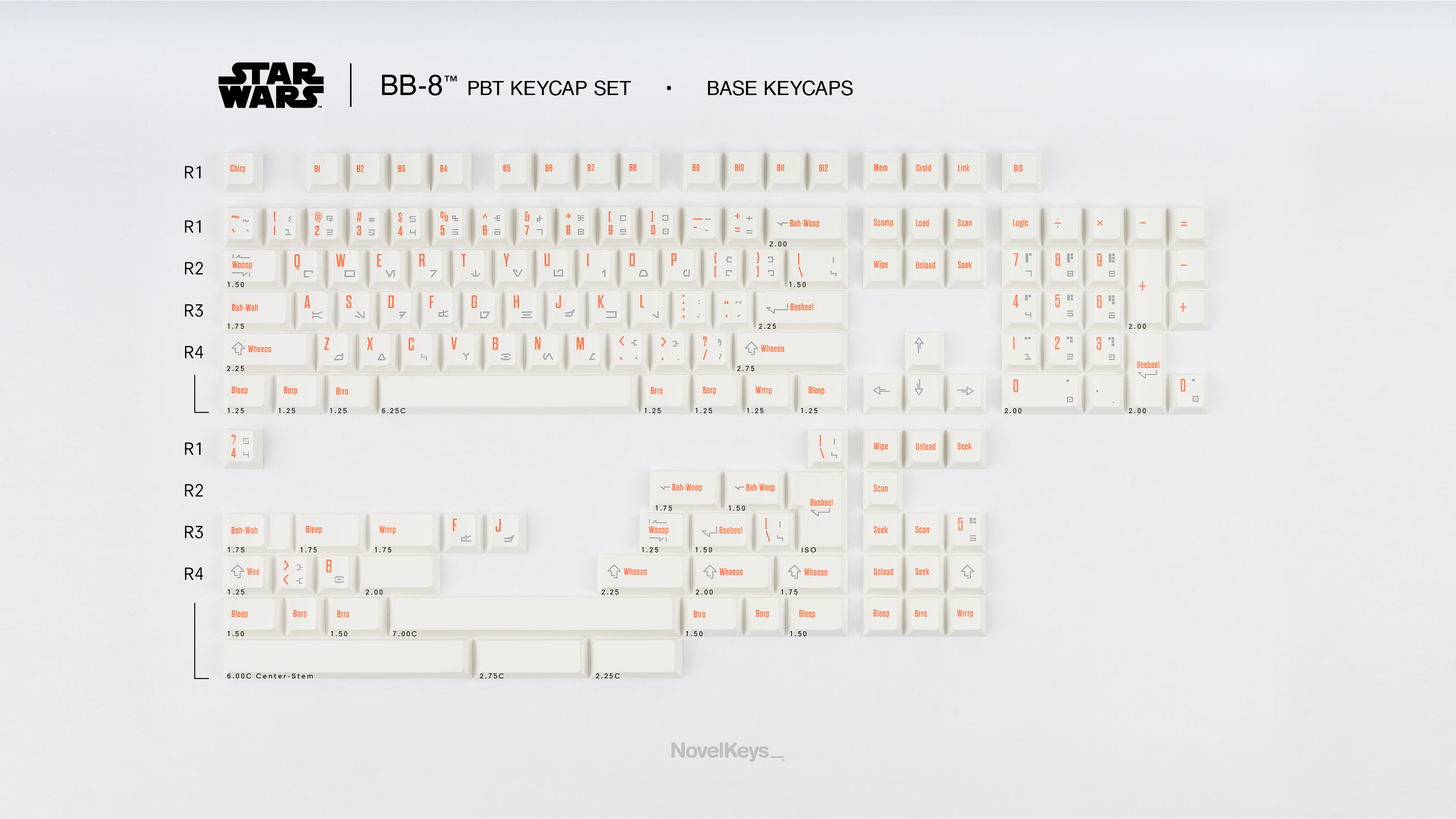 Novelkeys Cherry Star Wars BB-8 - zFrontier 装备前线