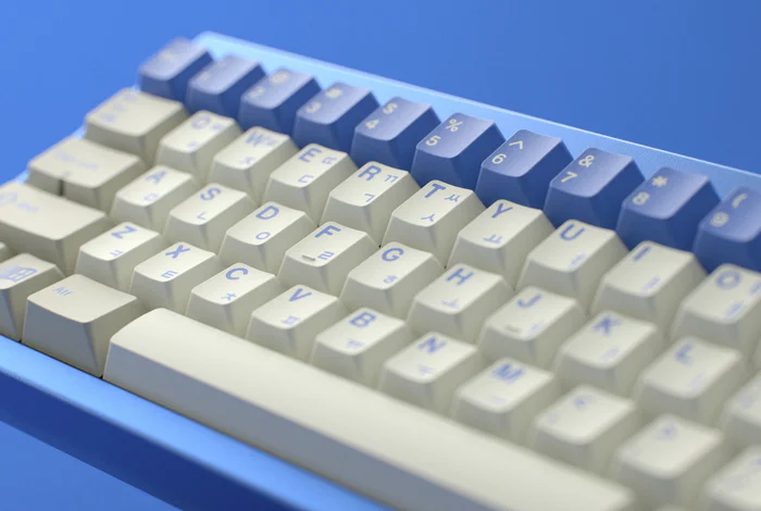 GMK Blue Alert 蓝警 R2 ABS 二色键帽 - zFrontier 装备前线