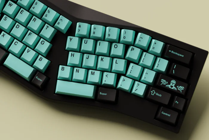 KeyKobo Verdigris 铜绿 ABS二色键帽 - zFrontier 装备前线