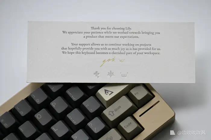 Gok Lily 60丨Hg黑丨GMK boulder - zFrontier 装备前线