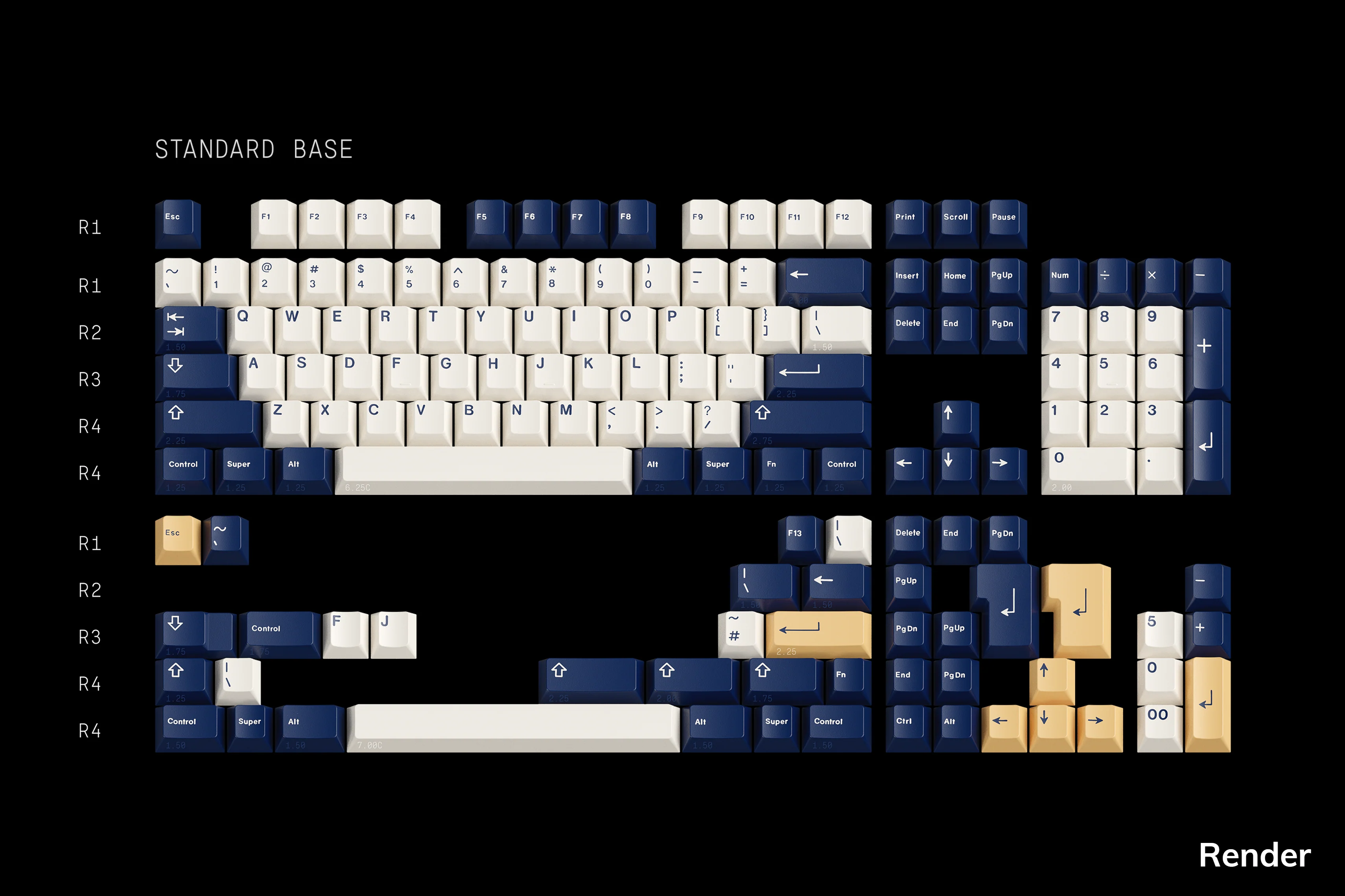 GMK CYL Rudy R2 键帽 - zFrontier 装备前线