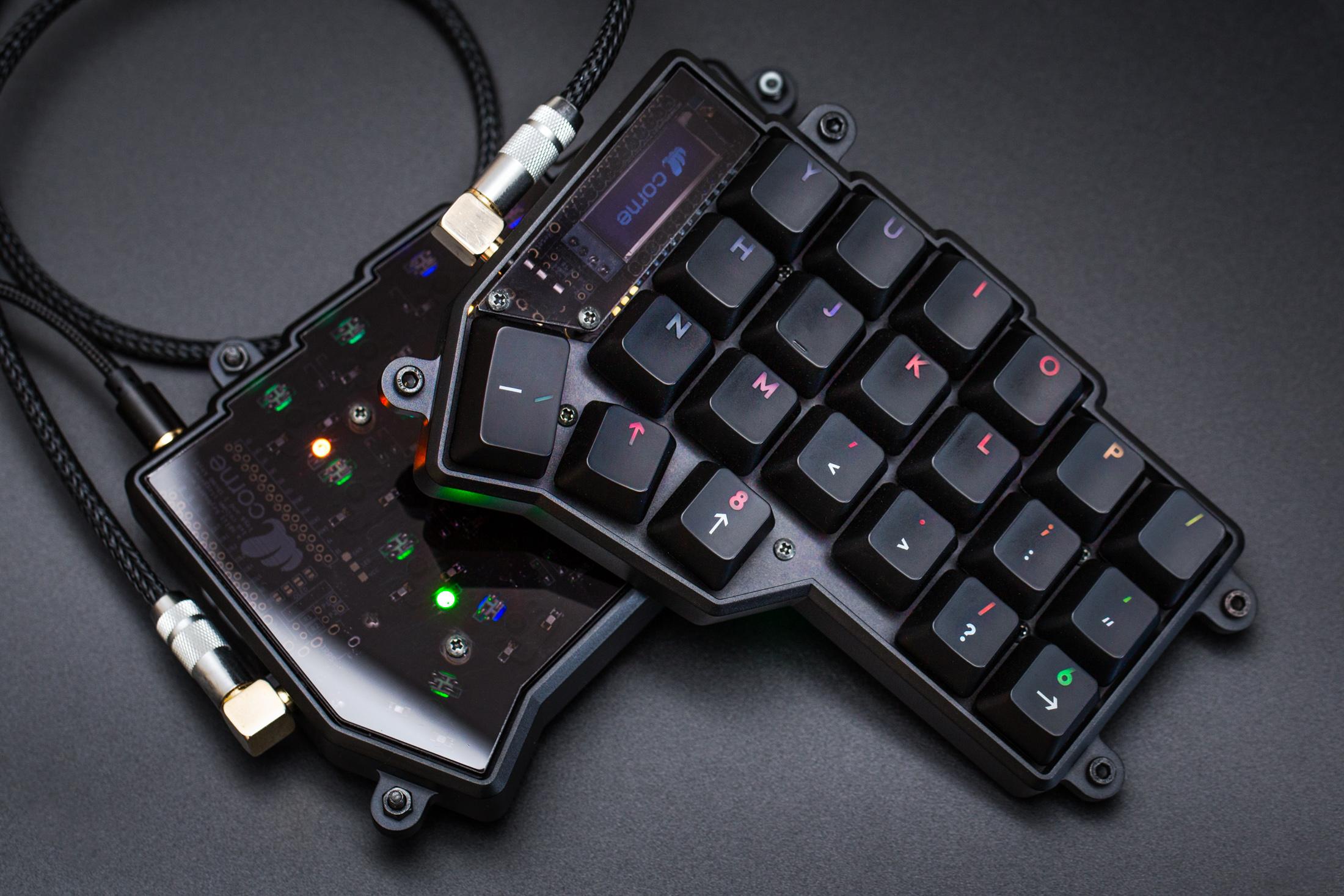 自制Corne RGB 分体键盘 - zFrontier 装备前线