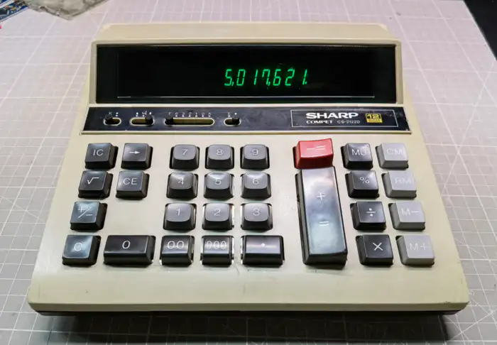 夏普CS-2122D计算器改装 - zFrontier 装备前线