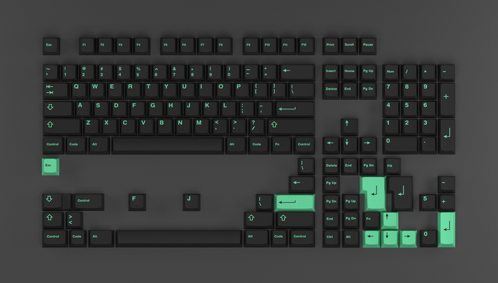 【GMK 颜色分类】2013-2020 黑 - zFrontier 装备前线