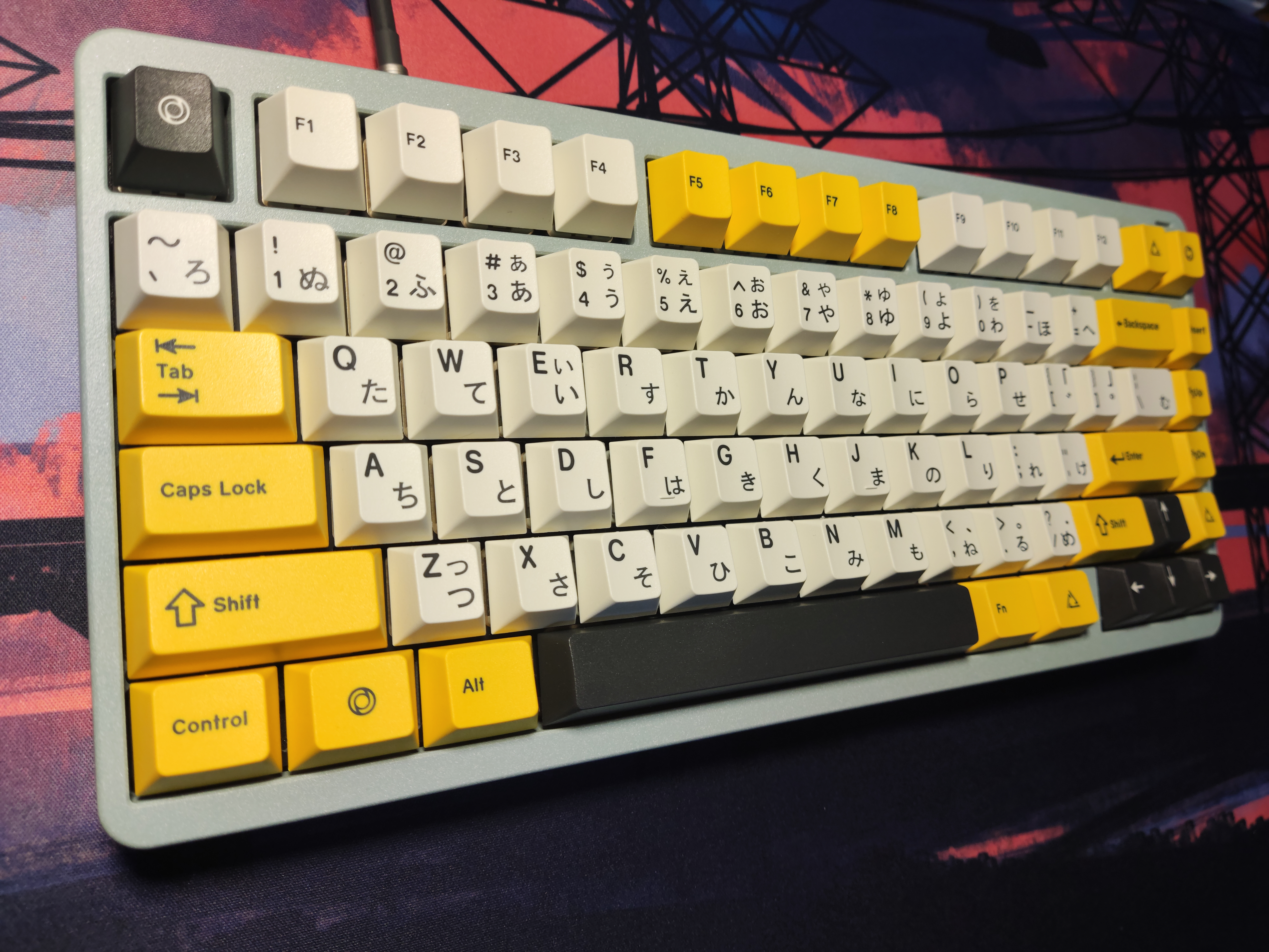 Luna75 x GMK Serika 天青色的luna配上芹夏，也是很棒的组合呢ε(*´･ω･)з 80和75放在一起，瞬间就有姐妹的既视感 ...