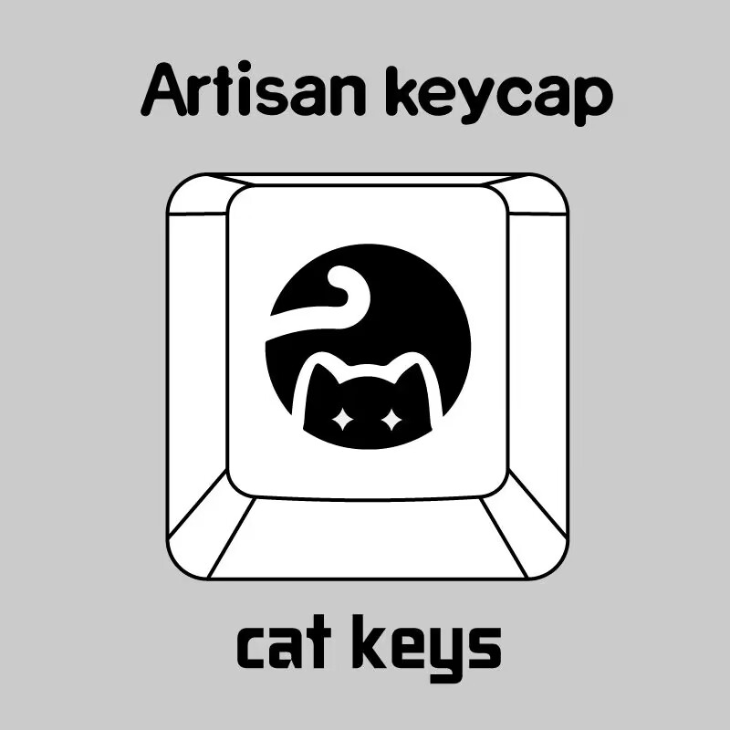 【GB】Cat keys 星眼猫猫金属键帽 - zFrontier 装备前线