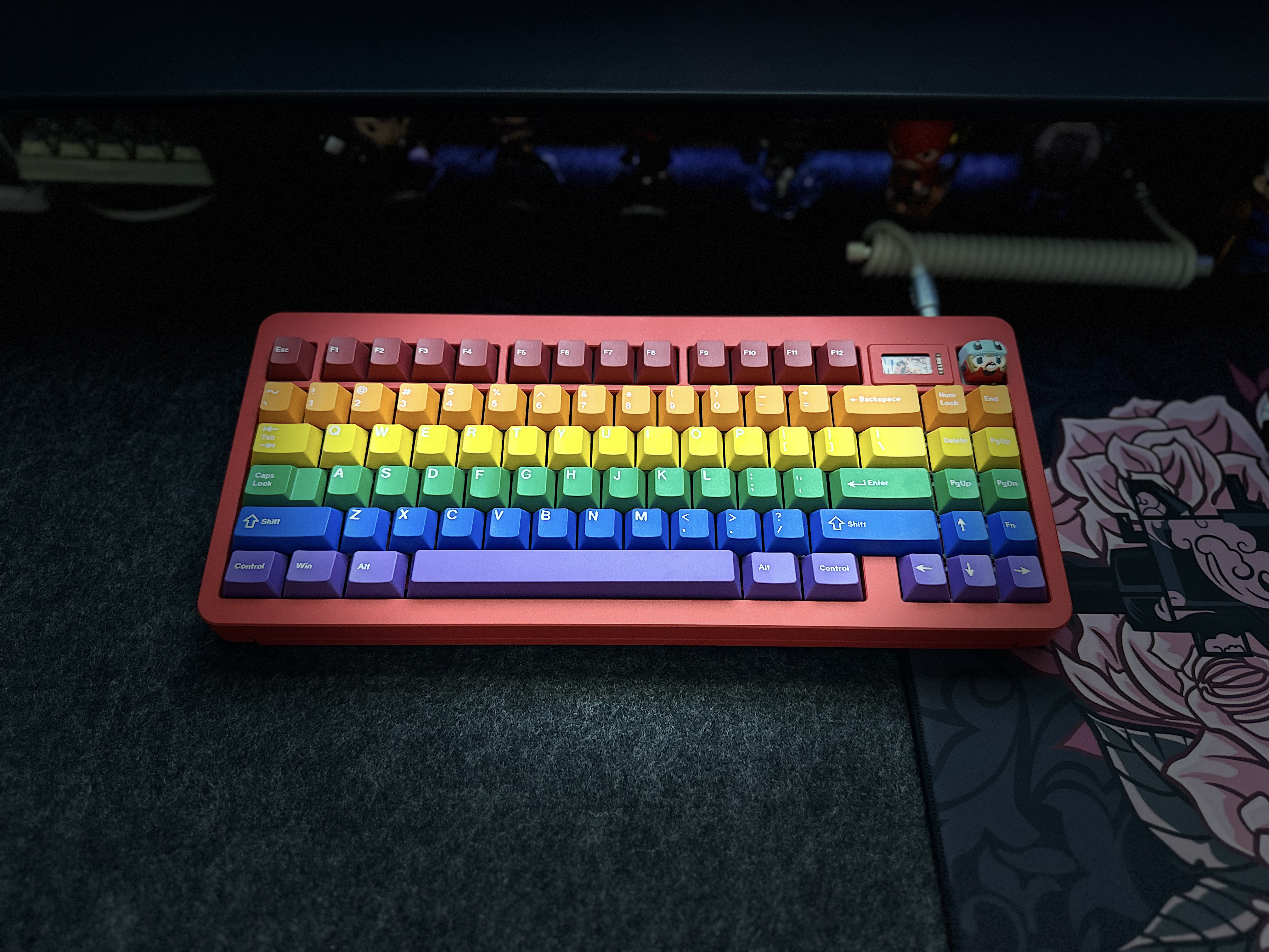 Matrix Meta 75 闪红 熊猫 键帽：gmk Pride荣耀 赶上五一终于到手了，可惜的是一直没收到向日葵🤯 Zfrontier
