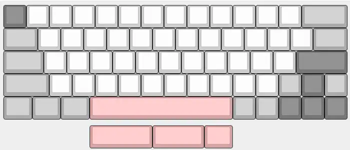 【GB】RULE60V2亚克力CNC套件（wk/hhkb/wkl） - zFrontier 装备前线