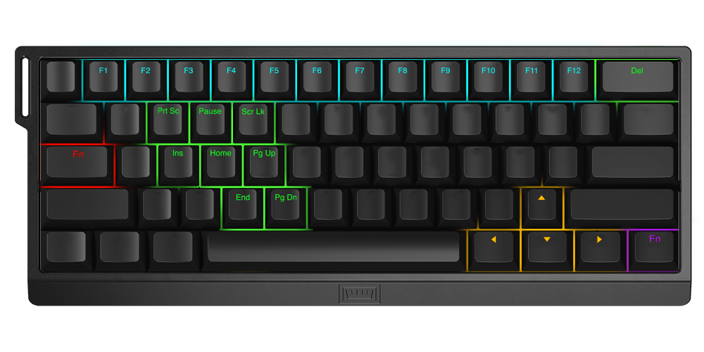 Wooting 60HE+ 模拟信号竞技游戏键盘 - zFrontier 装备前线