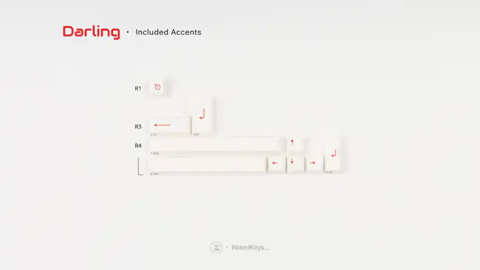 Key Kobo Darling 二色 ABS键帽 - zFrontier 装备前线