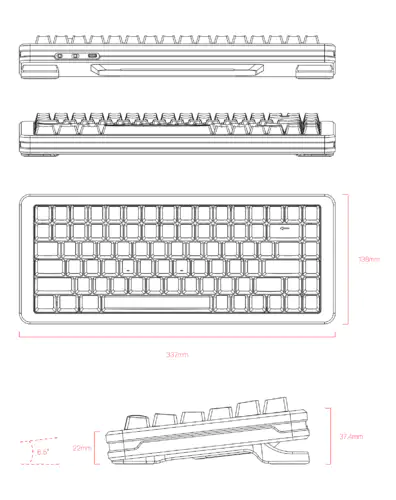 磁轴开年王炸？BACKSPACE退格 OASIS 75 磁轴键盘来了 - zFrontier 装备前线