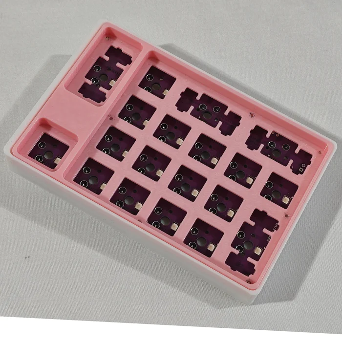 Ds系列键盘,ds19数字pad小键盘,via小键盘 Qmk有线单模,via改键,rgb背光,3d打印外壳,自备卫星轴,轴体,键帽 可用 闲鱼