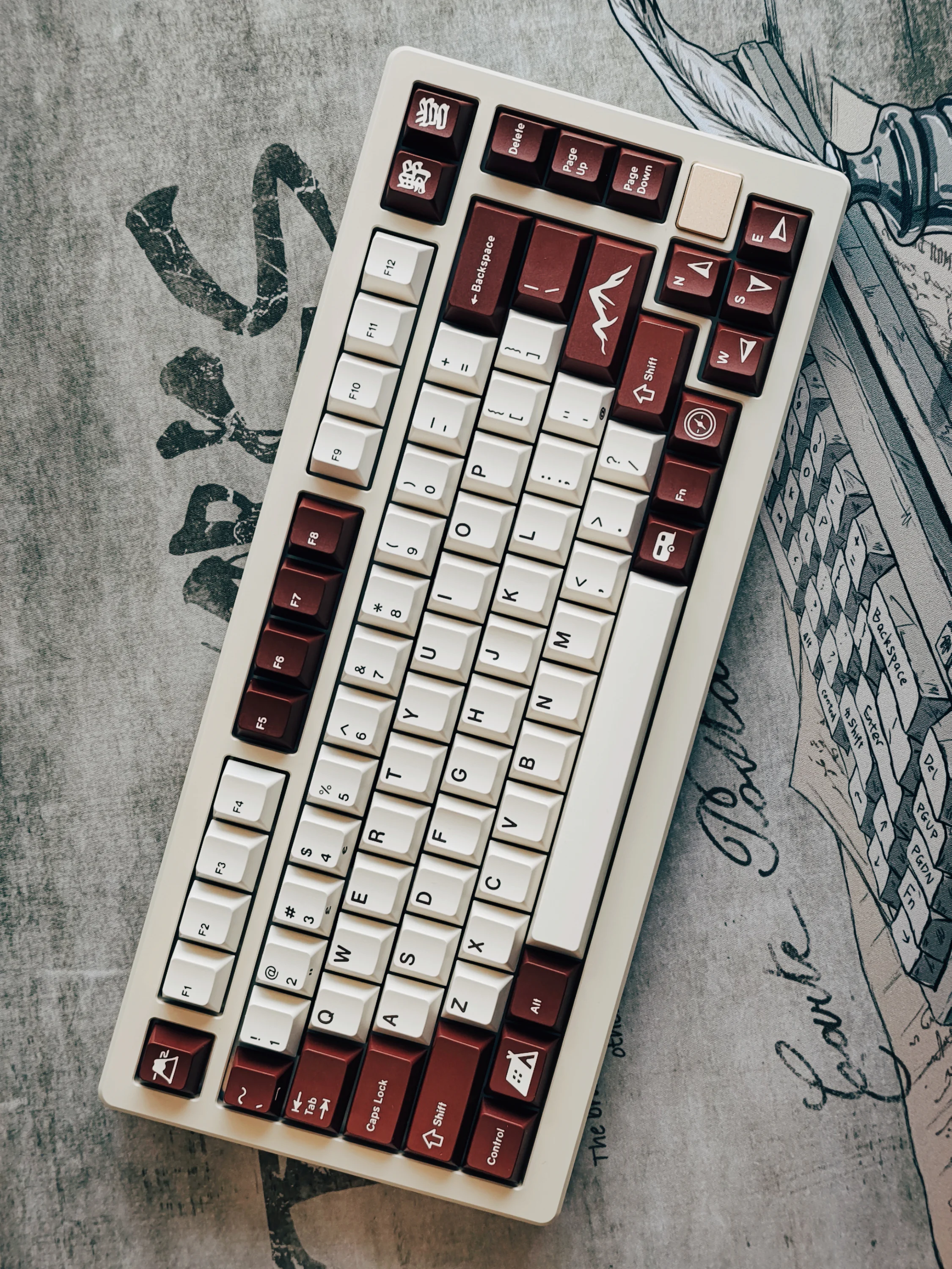 Go camping! 春意盎然，去野营！ GMK Camping 野营 R3 x SPR75 选了Burgundy Base，因为最近跌的有 ...