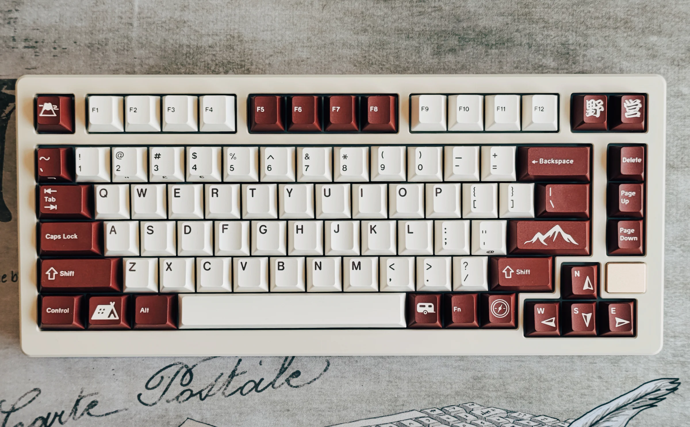 Go camping! 春意盎然，去野营！ GMK Camping 野营 R3 x SPR75 选了Burgundy Base，因为最近跌的有 ...