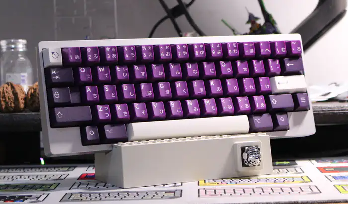 Neo60cu 阳极银 hhkb 键帽：pbtfans 紫水晶 - zFrontier 装备前线
