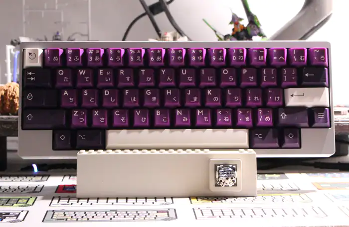Neo60cu 阳极银 hhkb 键帽：pbtfans 紫水晶 - zFrontier 装备前线