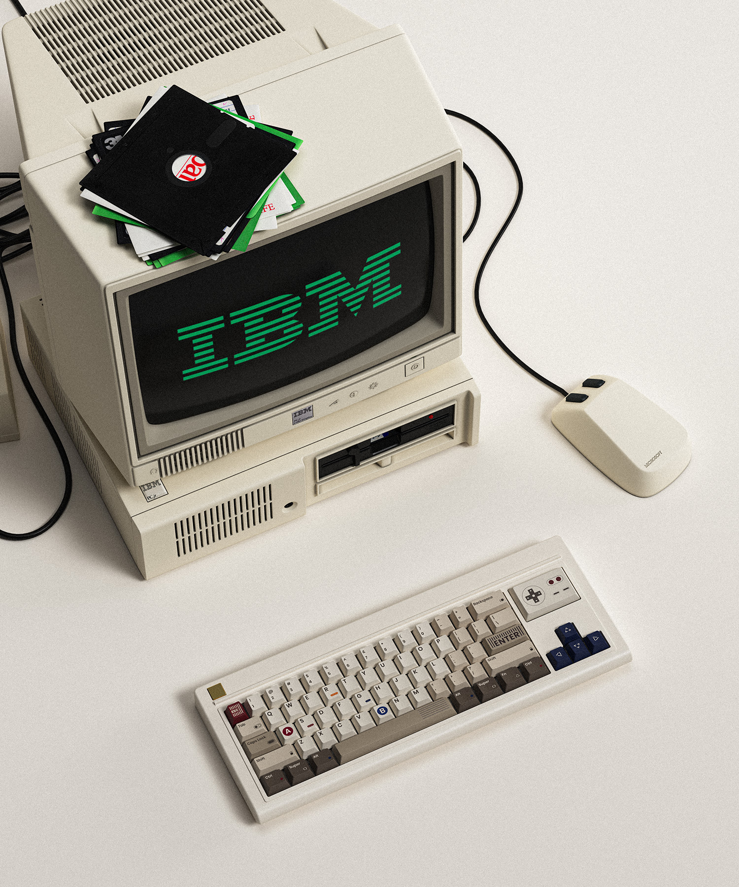 【IC】致敬IBM，80Retros XT 1981复古套件 - zFrontier 装备前线