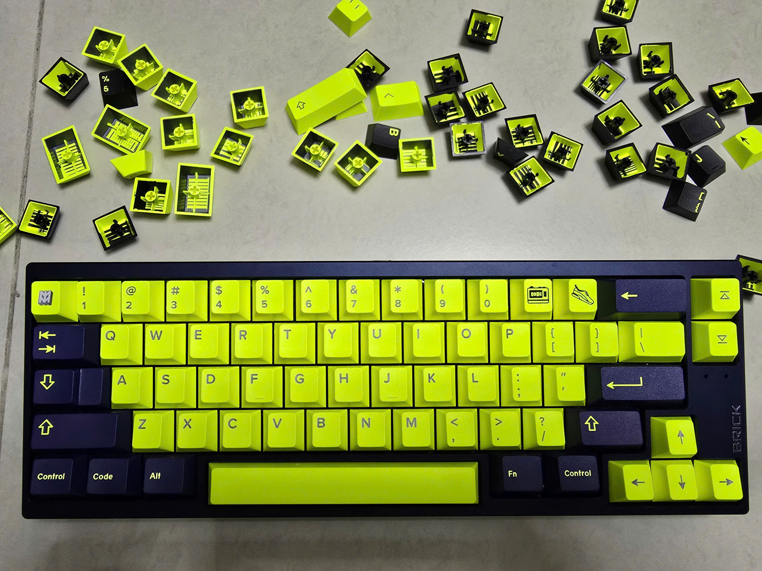 GMK CYL Hi Viz 高可视 二色键帽 - zFrontier 装备前线