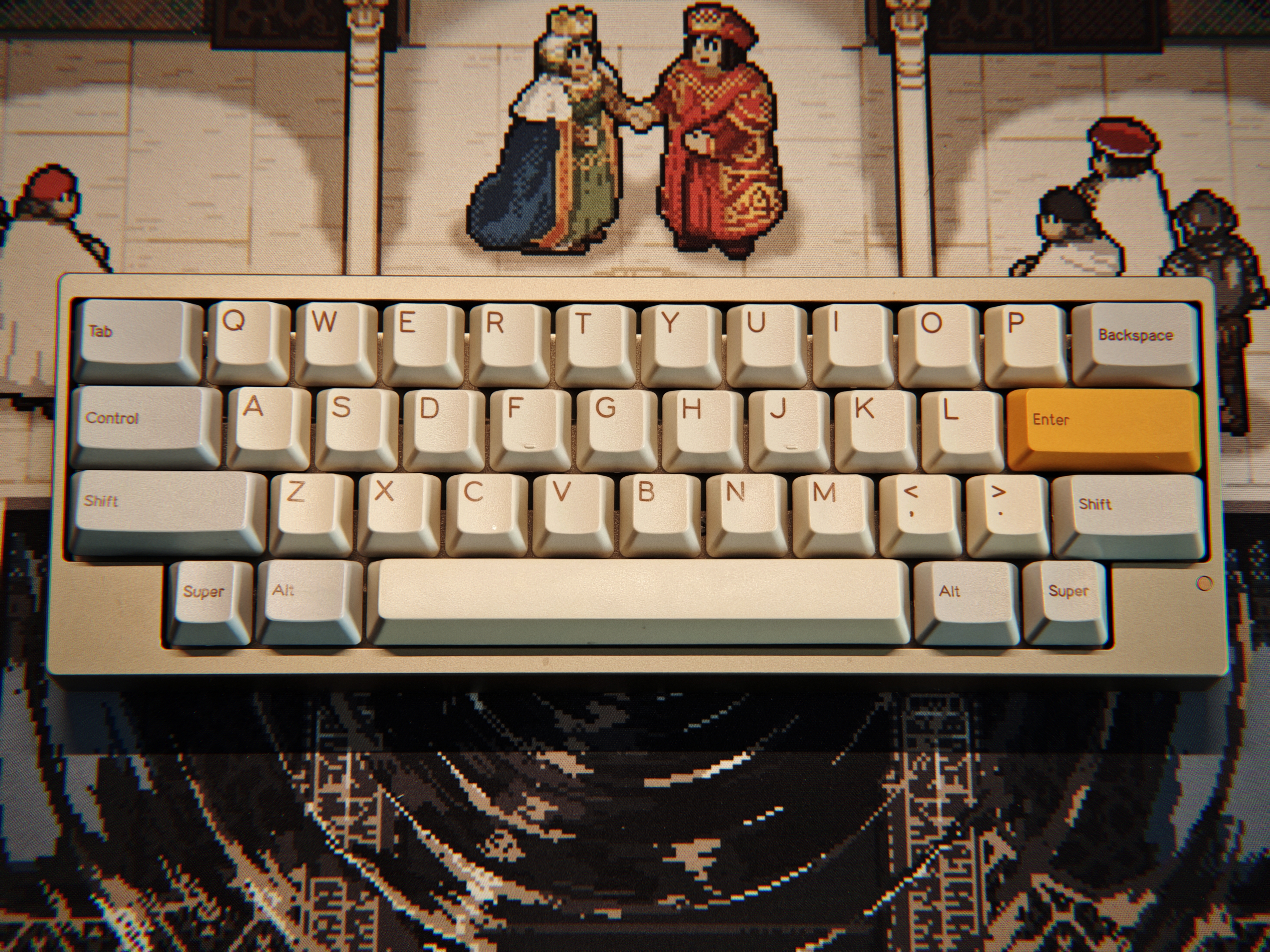 m9n by Jio. 焦茶+DCS Alchemy，无棉，硬连接+铜柱。 因为热插拔所以没有多想就组了，所幸，效果拔群。 - zFrontier 装备前线